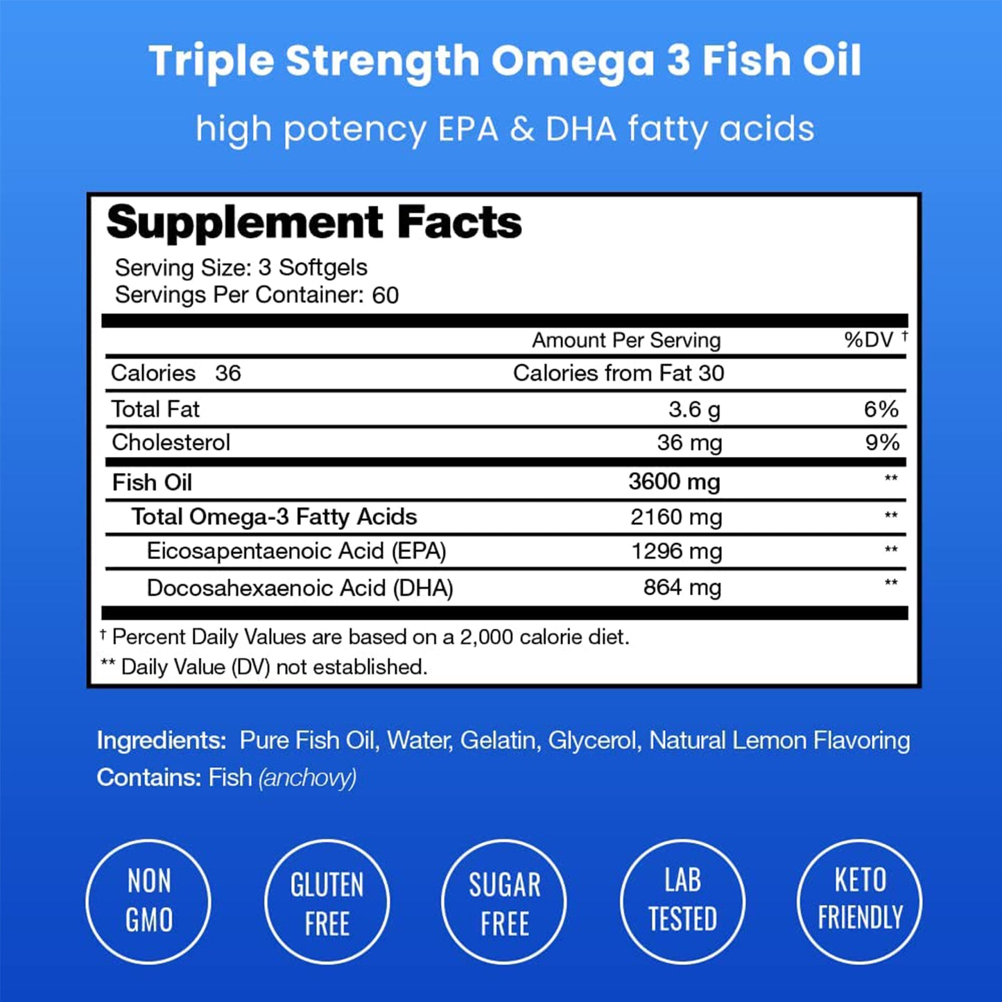 Omega 3 EPA y DHA Cápsulas Nutra Champs – nutribodymx